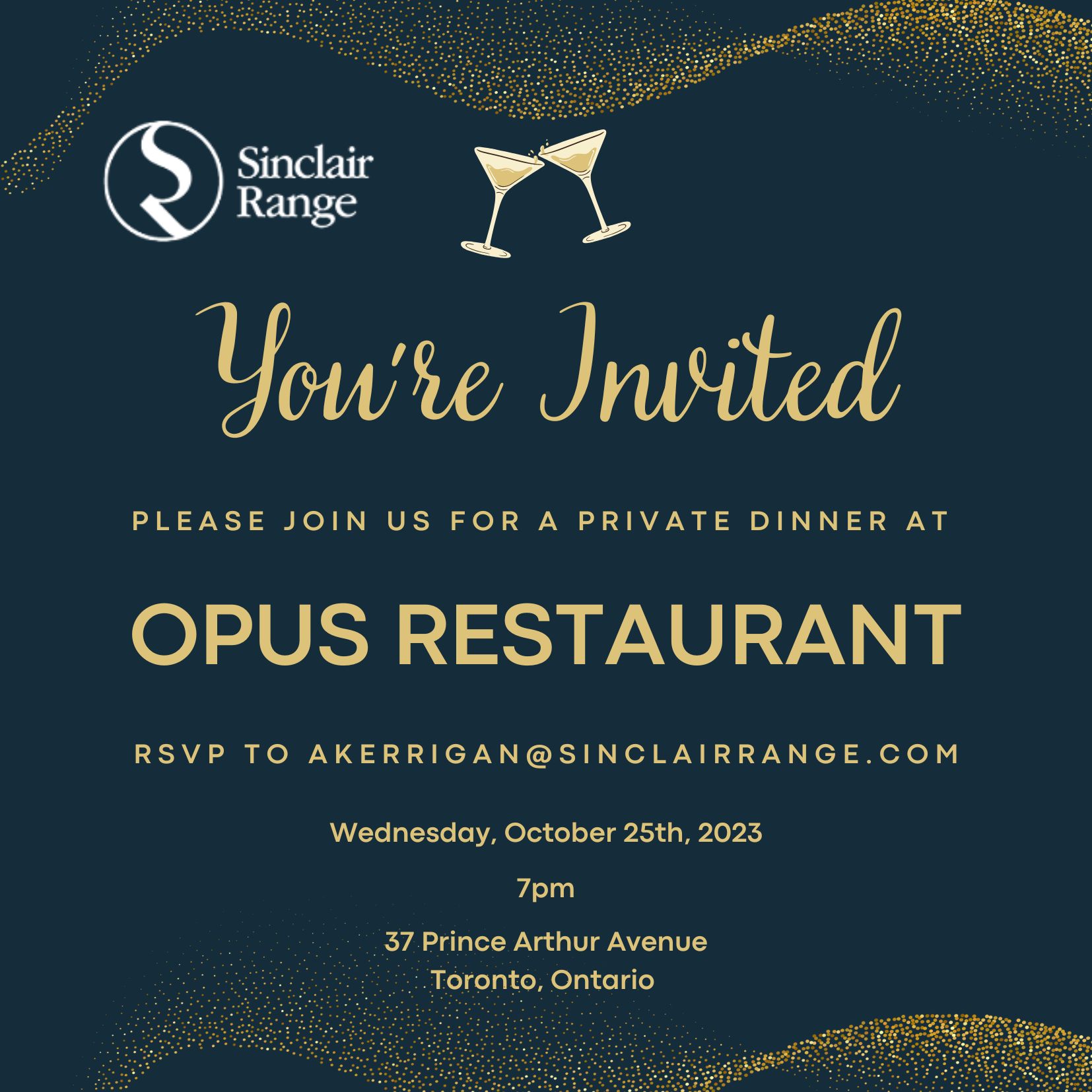 👀 Sneak preview of our next Private Dinner….. – Sinclair Range Inc.